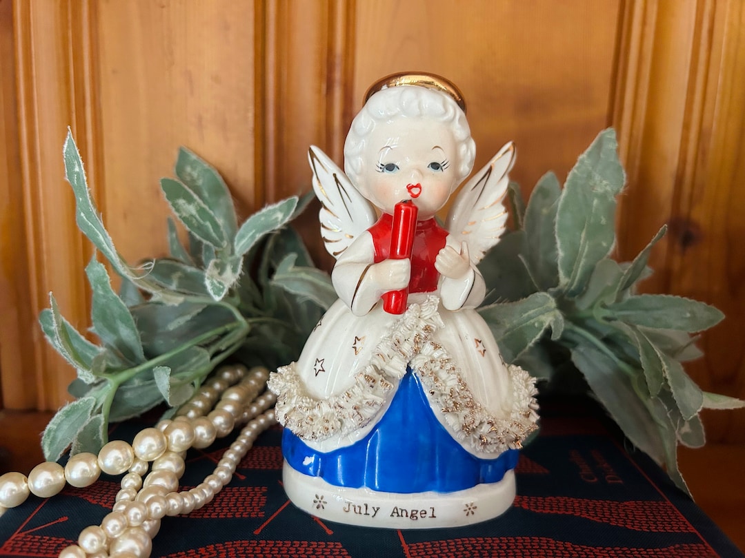 Fine A Quality Japan July Angel, Vintage July Angel of the Month ...