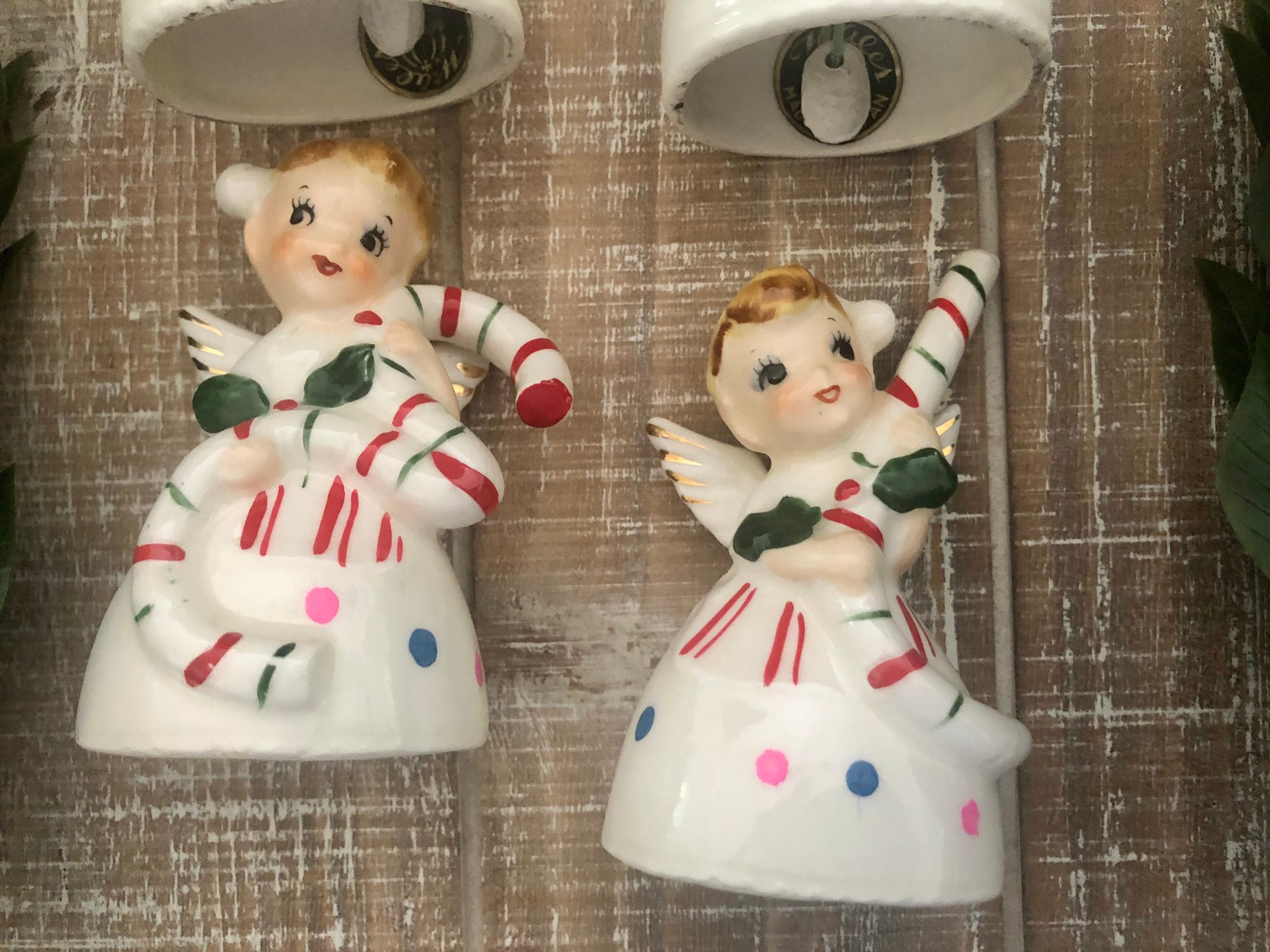 Wales Made in Japan Vintage Christmas Noel Angel Bells Candy - Etsy