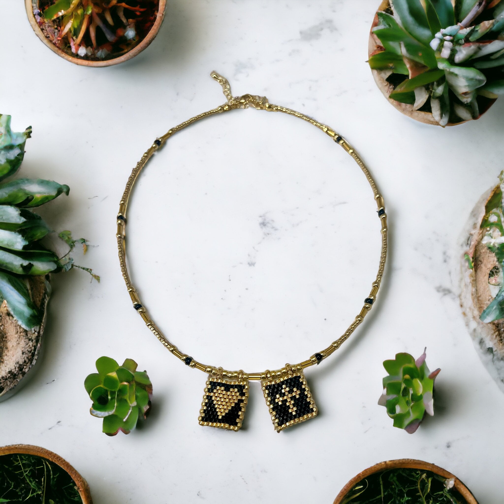 Scapular Chocker, Scapular Miyuki Necklace, Scapular Accesorie, Chain ...