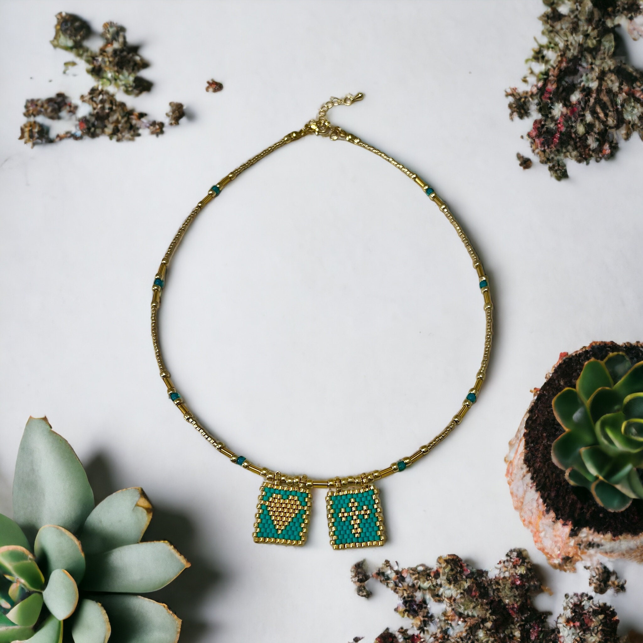 Scapular Chocker, Scapular Miyuki Necklace, Scapular Accesorie, Chain ...