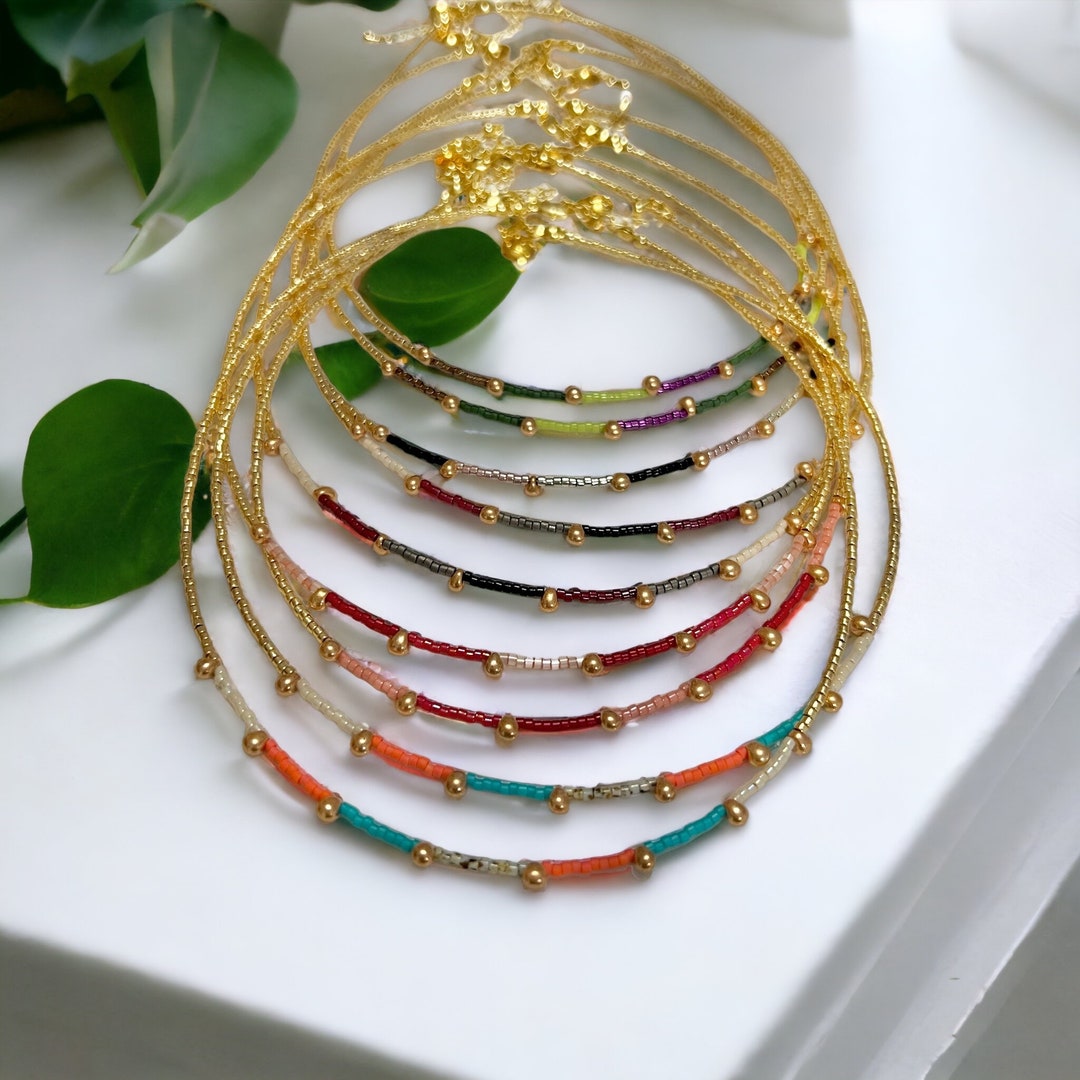 Chockers Miyuki, Beads Chocker, Summer Chockers, Handmade Chokers ...