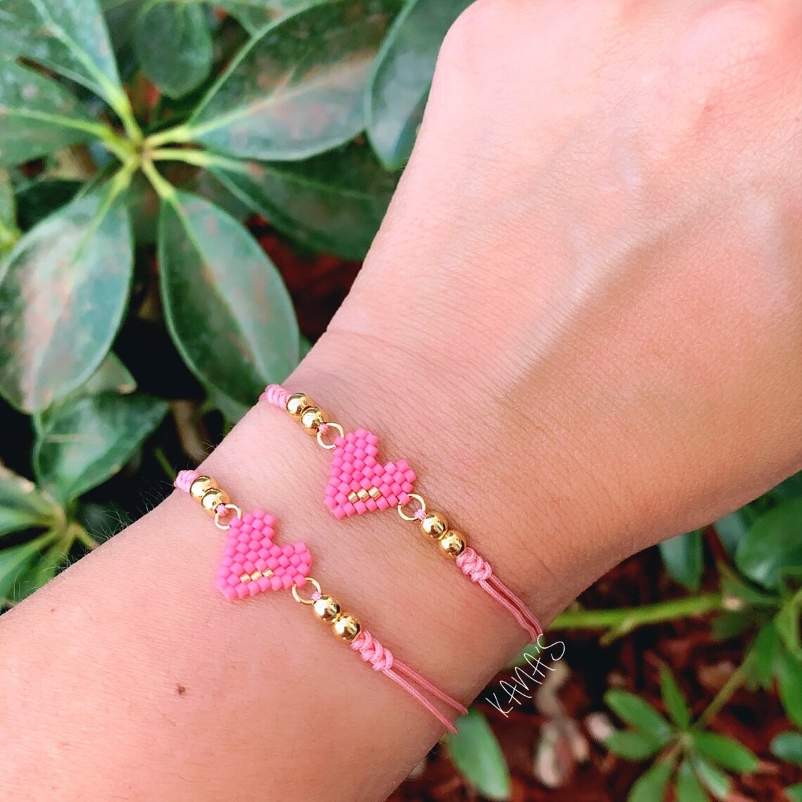 Miyuki Hearts, Miyuki Bracelets, Bracelets, Handmade Bracelets ...