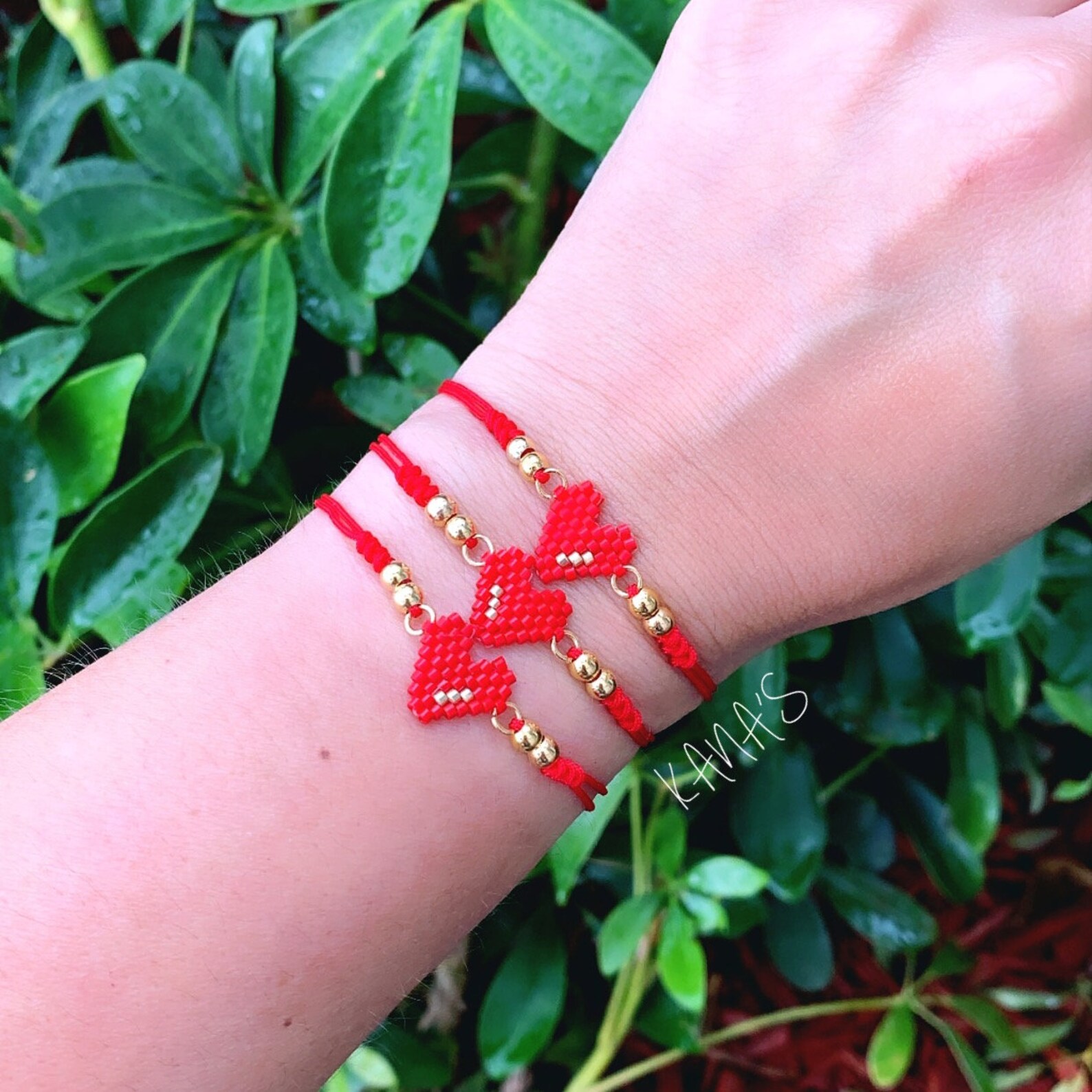 Miyuki Hearts, Miyuki Bracelets, Bracelets, Handmade Bracelets ...