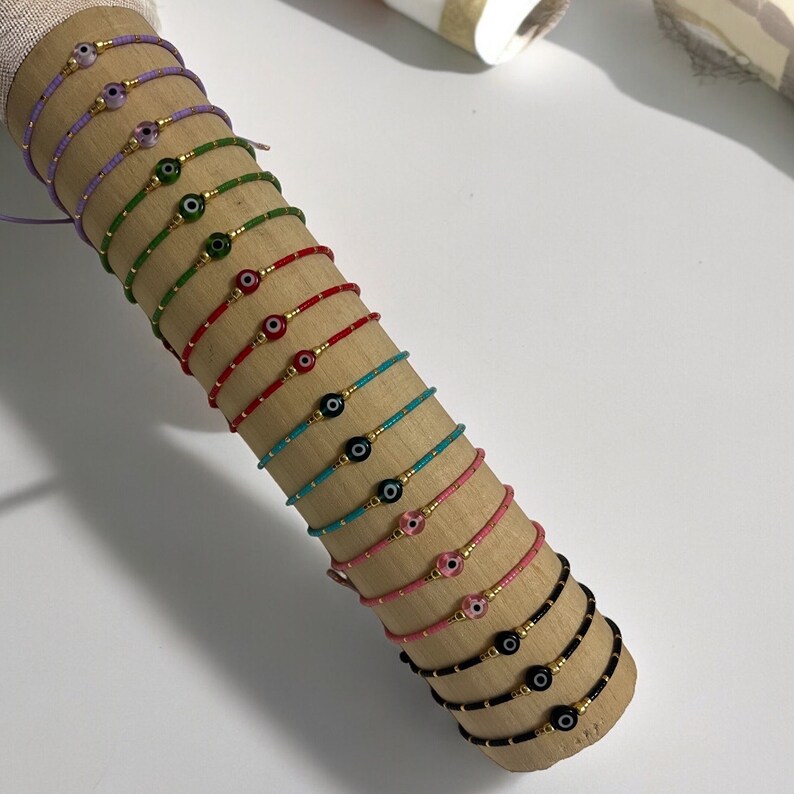 Evil Eye Bracelet, Protection Bracelet. Good Luck Braceet, Pulsera De ...