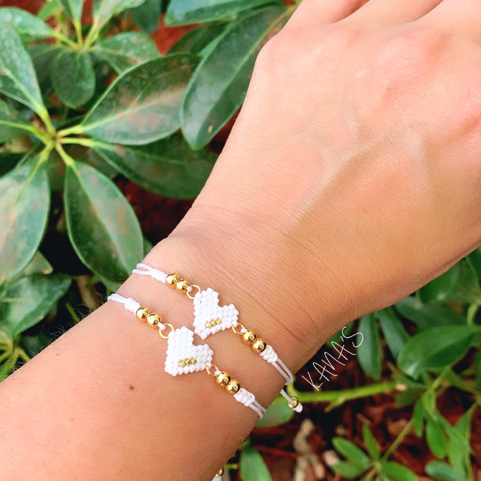 Miyuki Hearts, Miyuki Bracelets, Bracelets, Handmade Bracelets ...