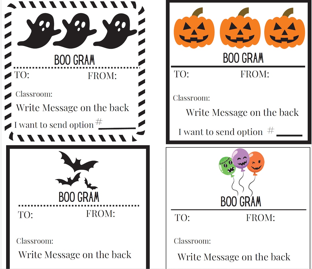 Boo Grams - Etsy