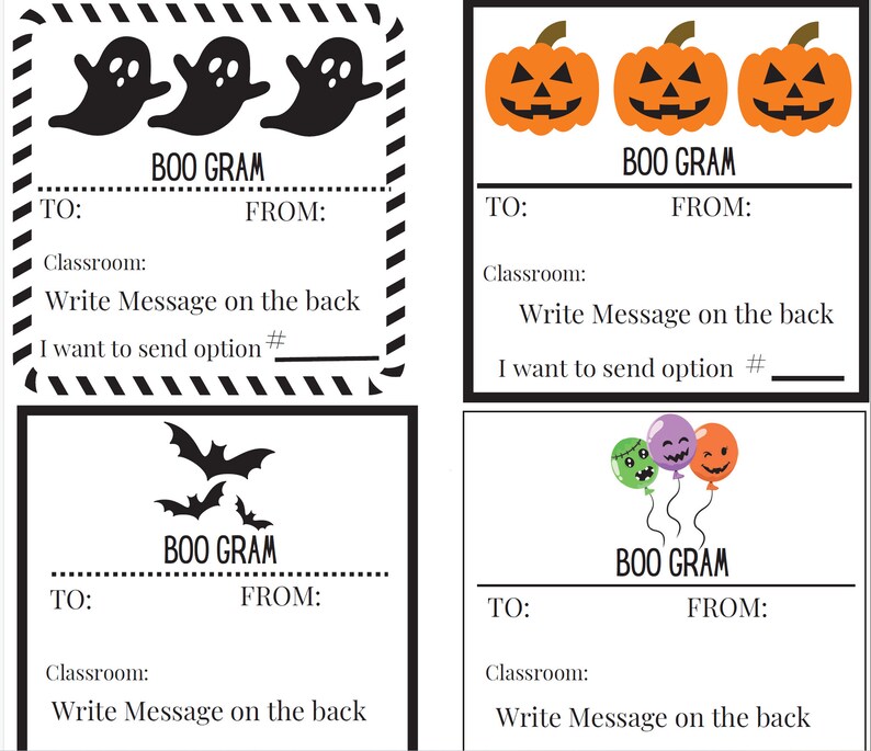 Boo Grams - Etsy