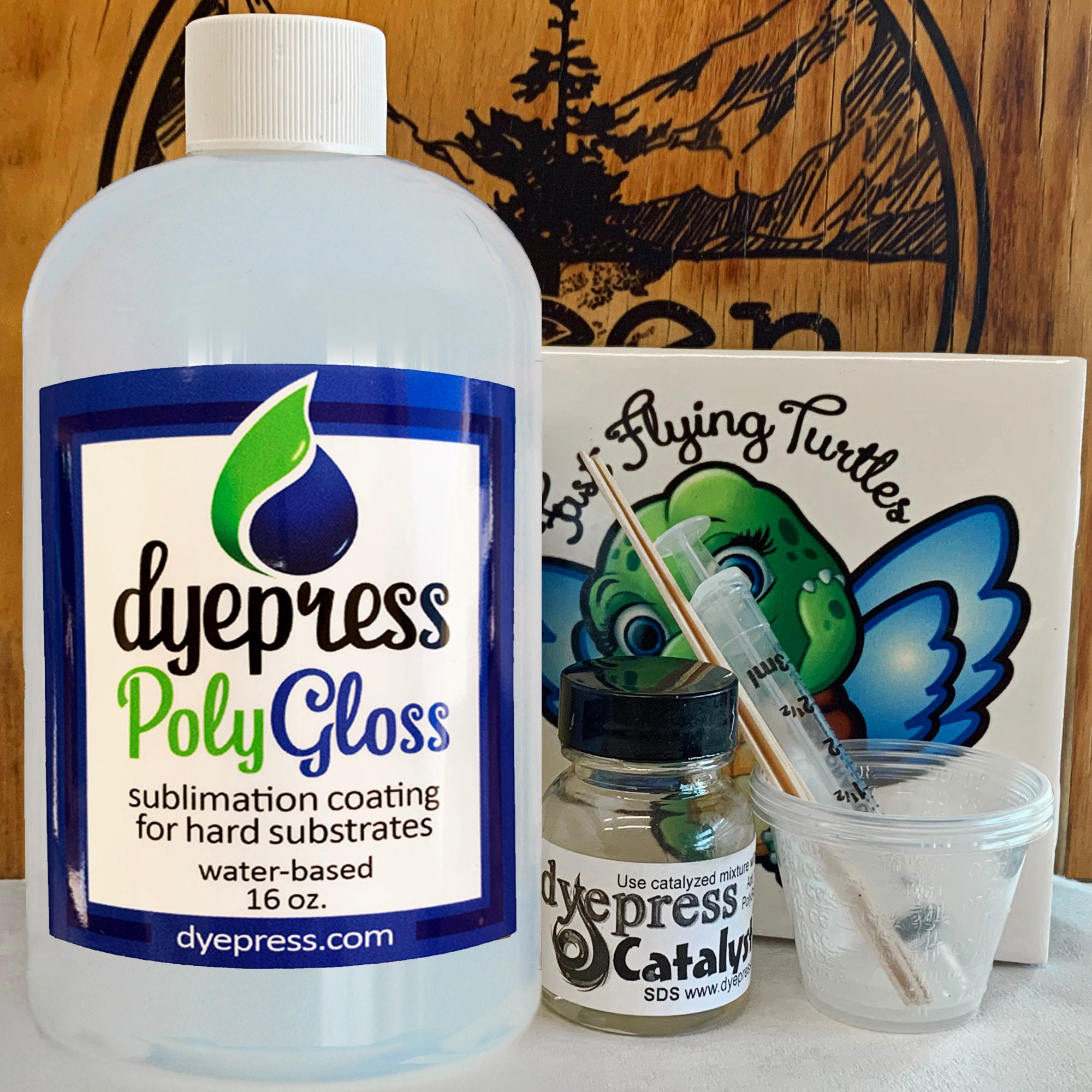 Dyepress Polygloss: Sublimation Coating for Hard Substrates - Etsy