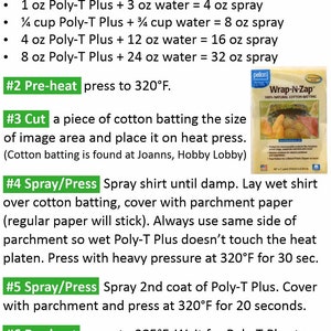 Dyepress Poly-t Plus 32 Oz. Spray: Sublimation Coating for - Etsy