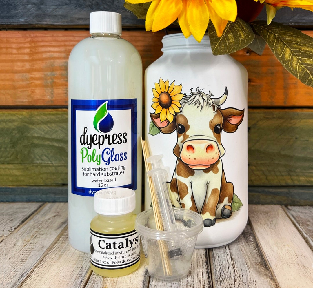 Dyepress Polygloss: Sublimation Coating for Hard Substrates (tile, Wood ...