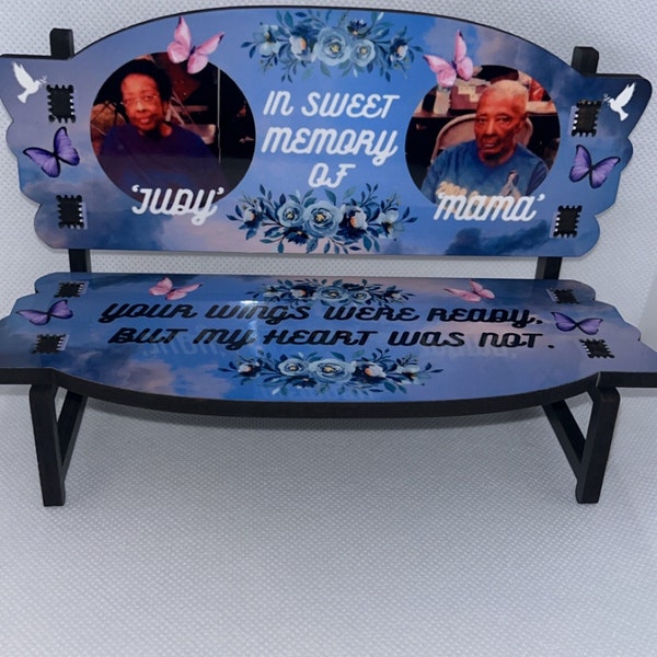 Memorial Bench - Etsy