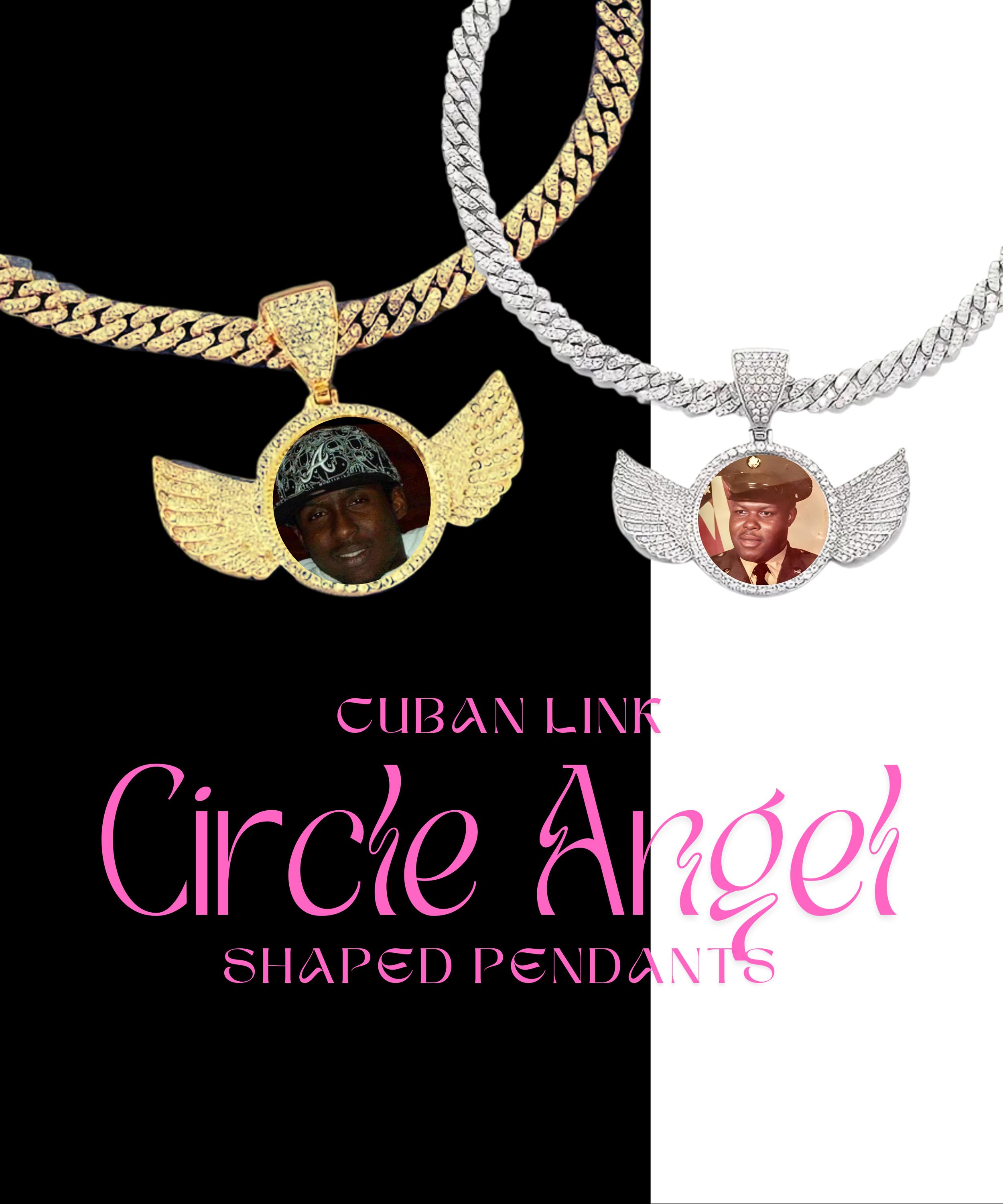 Silver Cuban Link | Sublimation Photo Pendant Necklace | Hip Hop ...