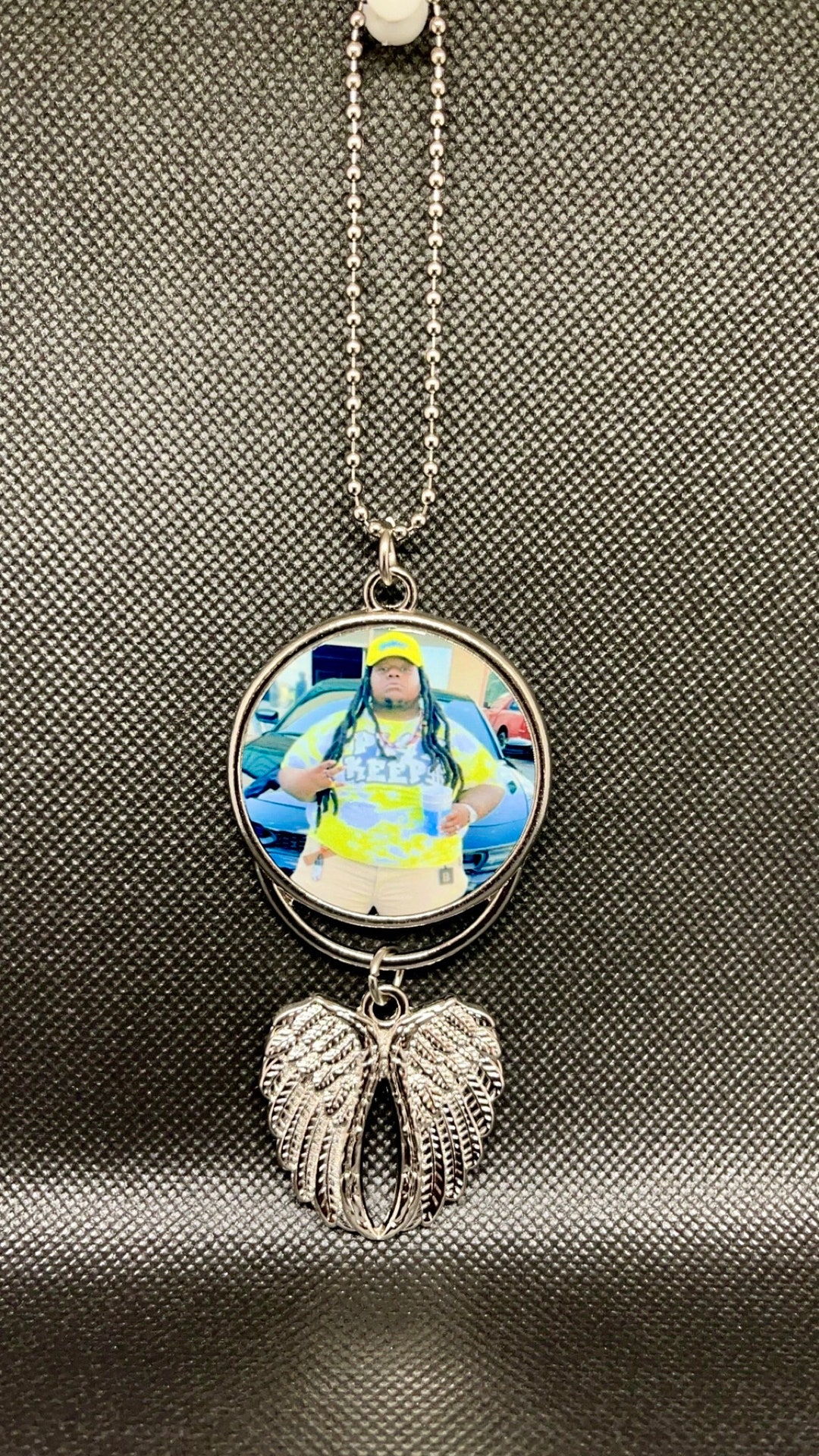 Sublimation Photo Car Pendant | Memorial Photo Pendants | Car Ornaments ...