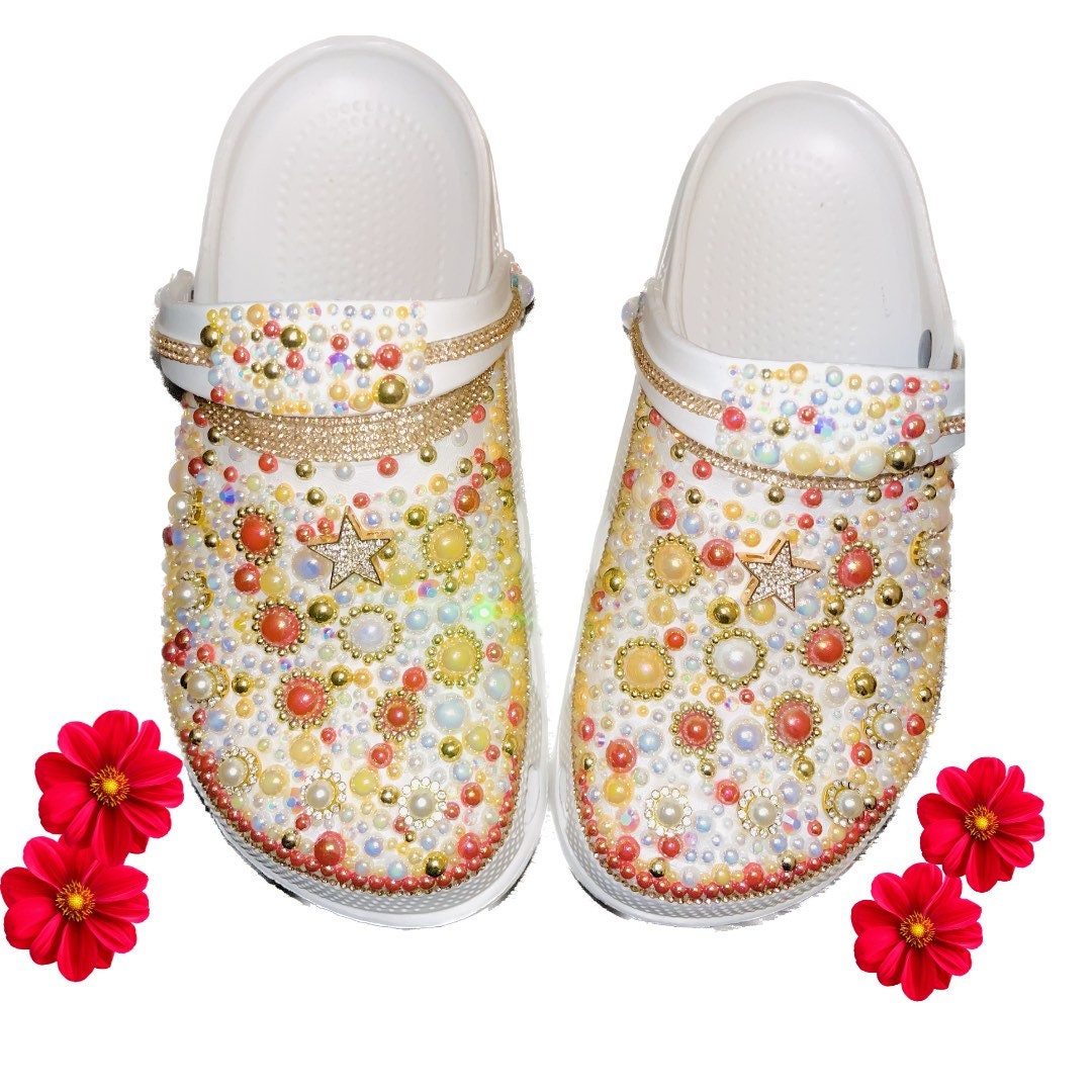 Bling Clogs Size 5.5 Custom Bling Clogs Clogs for Nurses Customized ...