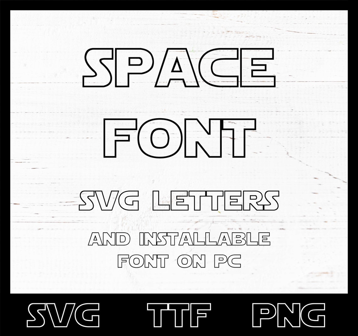 Outline Font Alphabet Outline Letters SVG File for Cricut - Etsy