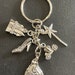 PETER PAN 'second Star to the Right Key Ring Bag Tibetan Silver Charms ...