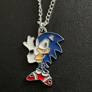 Sonic the Hedgehog Chain Necklace - Etsy