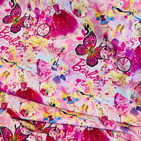 Barbie Fabric by the Yard - Etsy