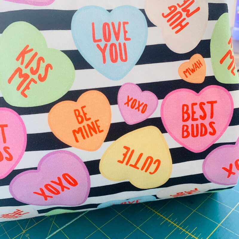 Lycra Heart Fabric - Etsy