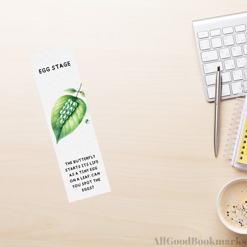 Butterfly Life Cycle Bookmarks Educational Kids Bookmarks Printable PDF ...
