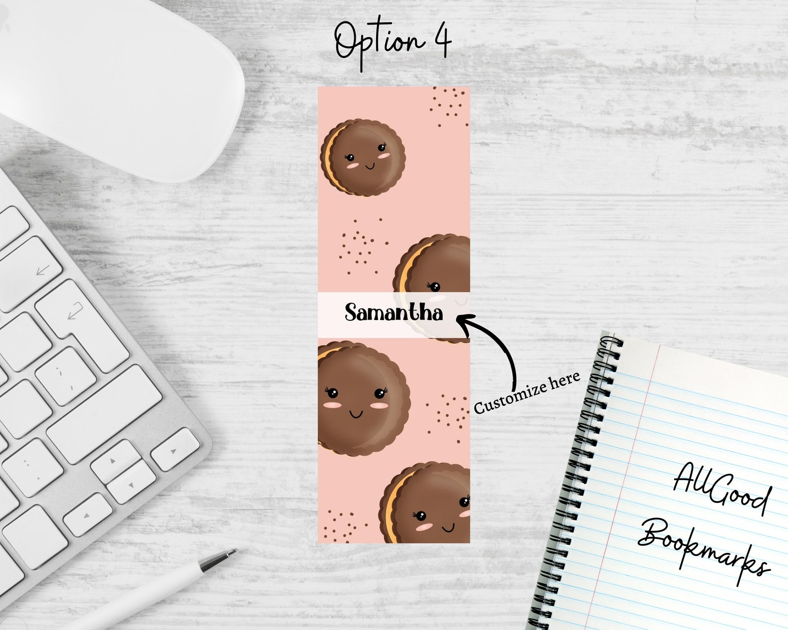 Personalized Kawaii Bookmark Printable Back to School - Etsy