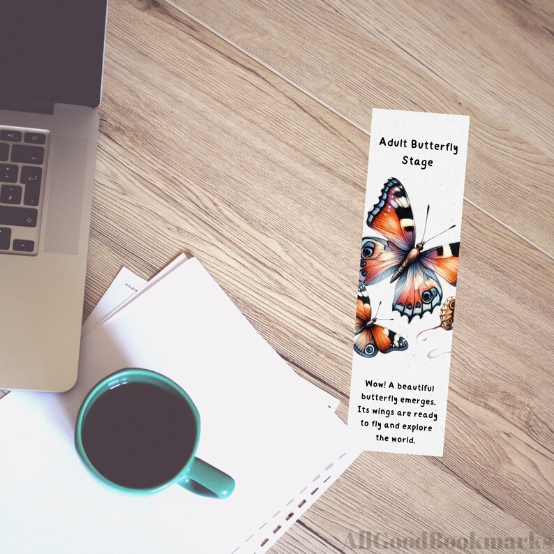 Butterfly Life Cycle Bookmarks Educational Kids Bookmarks Printable PDF ...