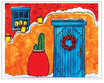 Southwest Christmas Card - Etsy