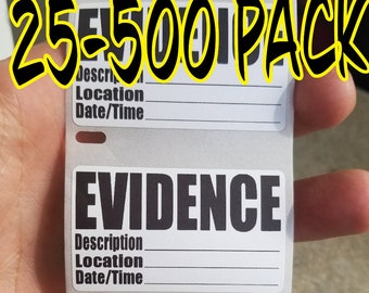 Evidence Stickers - Etsy
