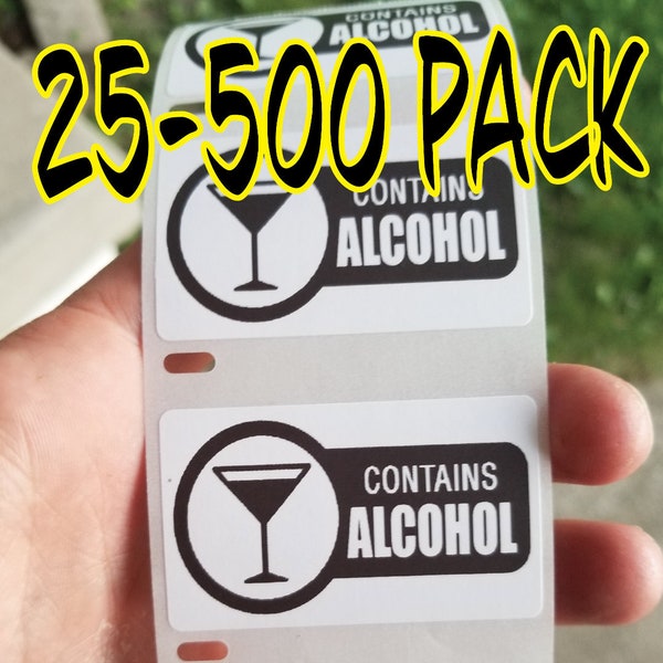 Alcohol Label - Etsy