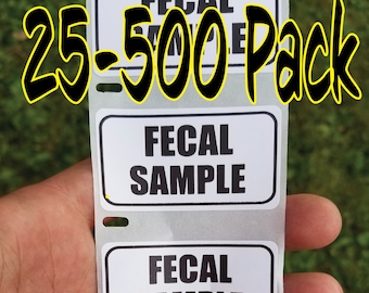 URINE SAMPLE 25-500 Pack Stickers Gag prank sticker decal | Etsy