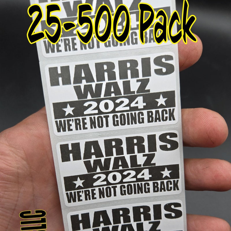 Harris Walz Bumper Sticker - Etsy