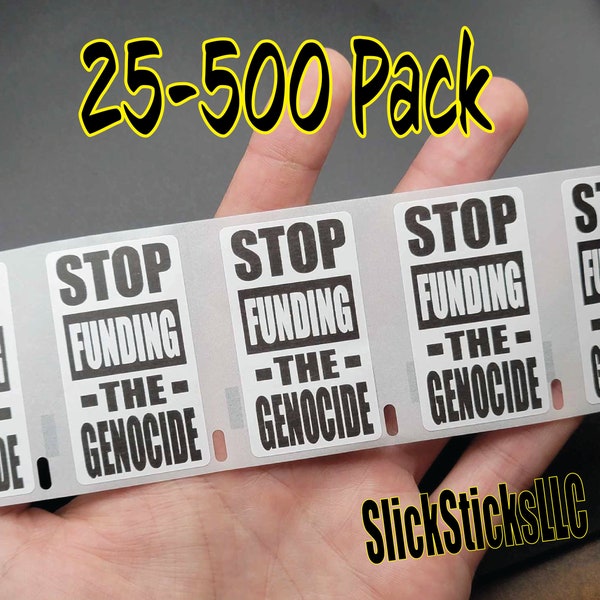 End Genocide Stickers - Etsy UK