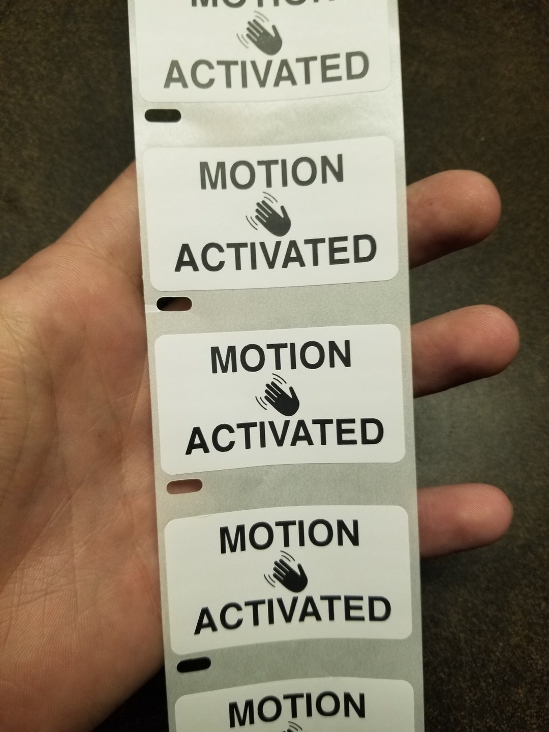 MOTION ACTIVATED STICKERS 25-1000 Pack Gag Prank Sticker - Etsy