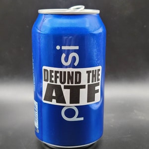 DEFUND THE ATF Stickers 25-500 Pack Decals Labels Abolish Dismantle End ...