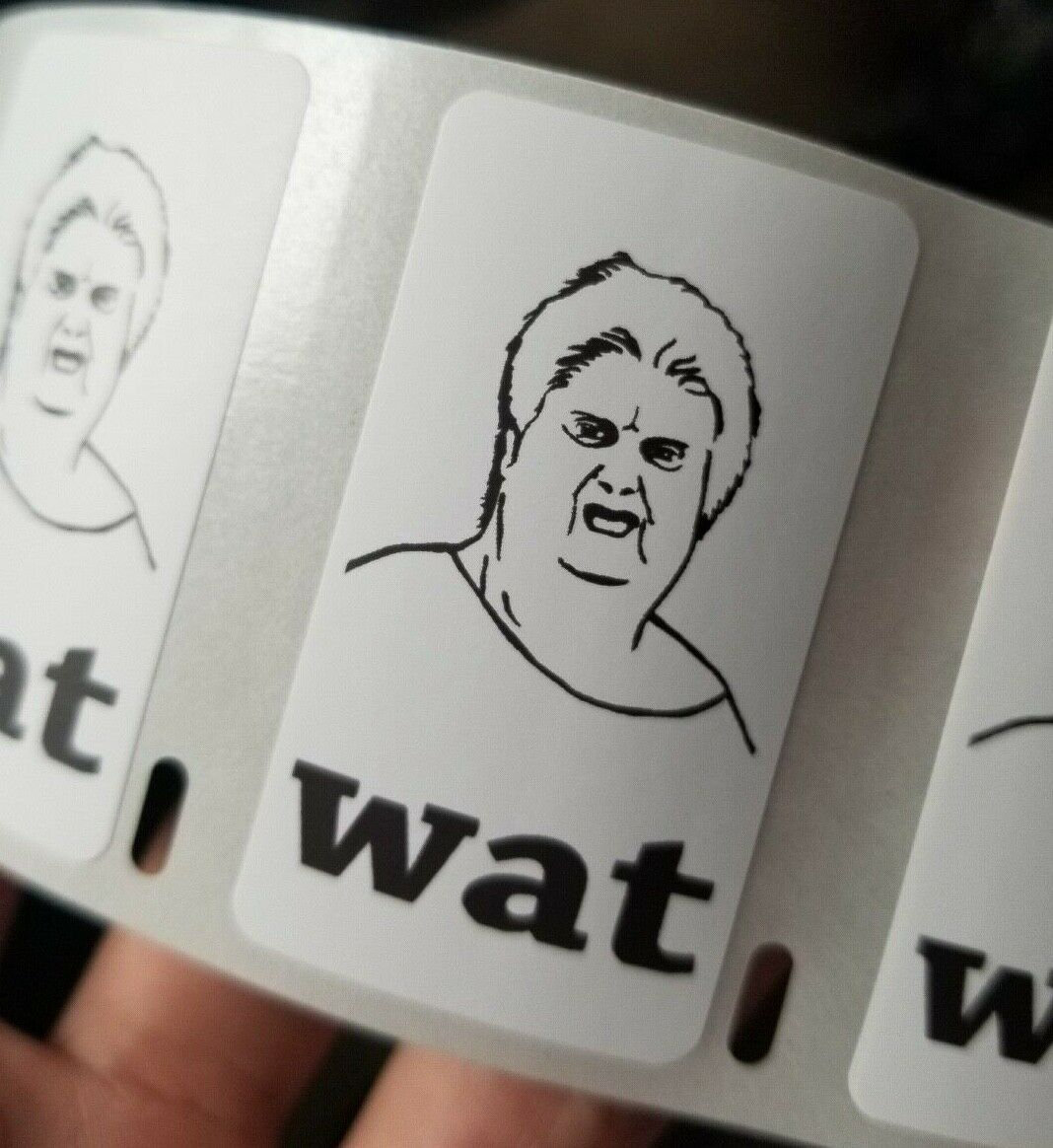 WAT LADY 25-1000 Pack Meme Sticker Decal Funny Gag Prank | Etsy