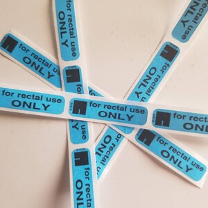 50 "for Rectal Use Only" Stickers Gag Prank Decals - Etsy