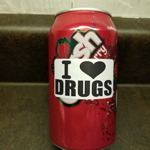 I LOVE DRUGS Stickers 25-500 Pack Gag Prank Sticker Decal Meme Joke - Etsy