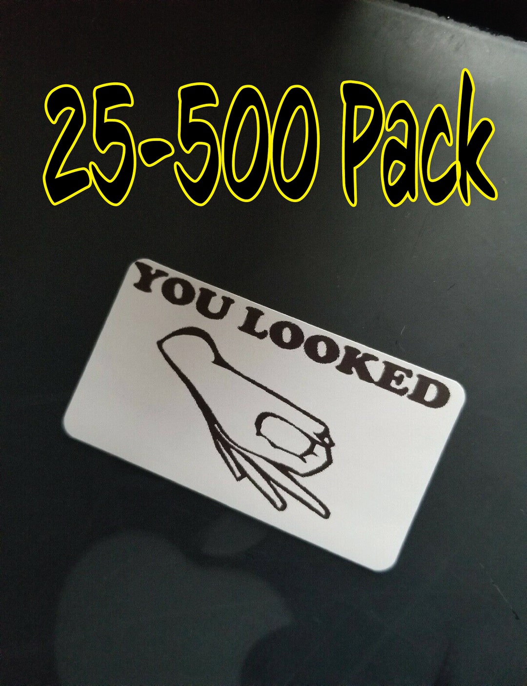Circle Game Meme Stickers 25-1000 Pack Hand You Lose Internet Decal ...