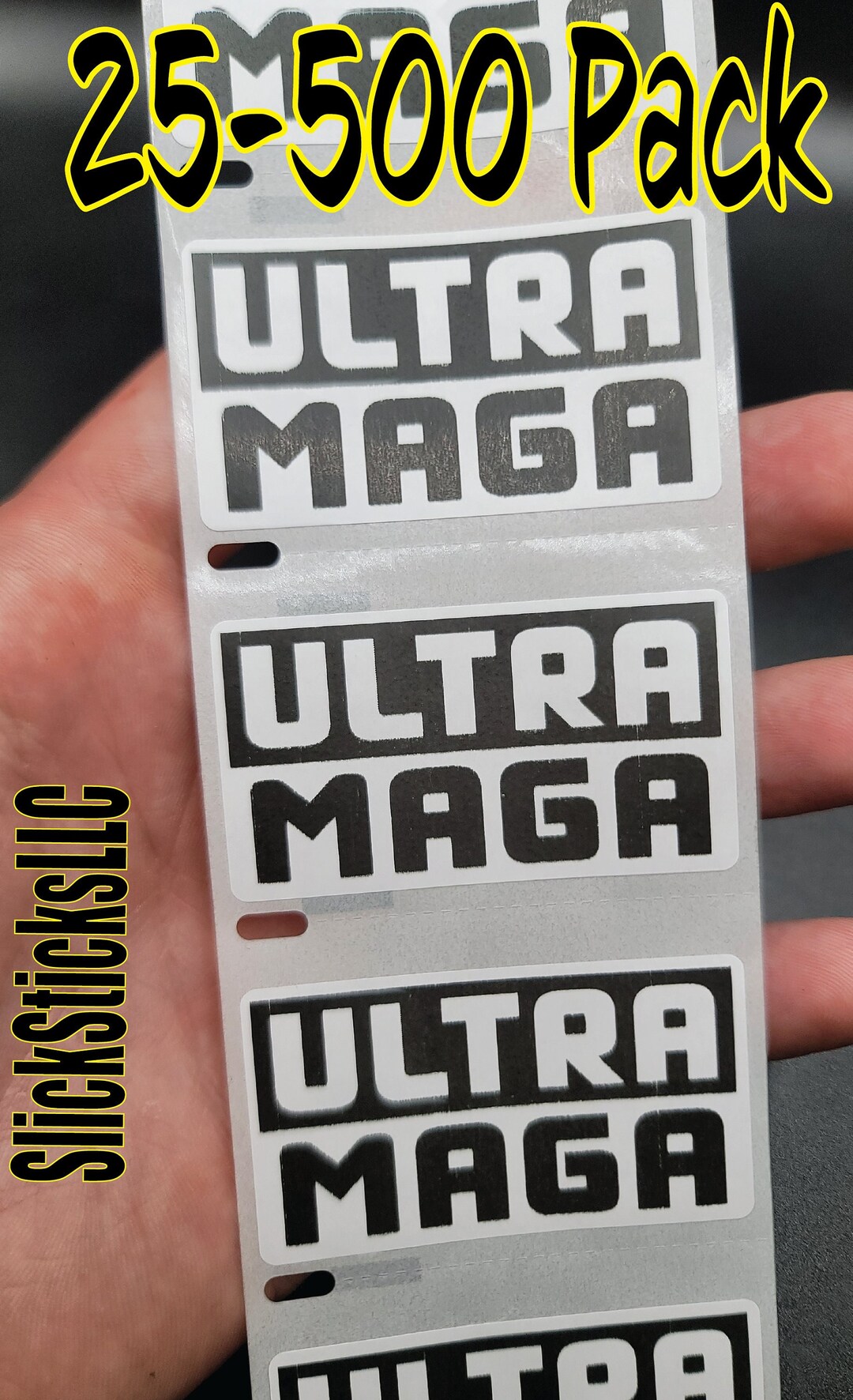 ULTRA MAGA Stickers 25-500 Pack Politic Decal Donald Election 2024 ...