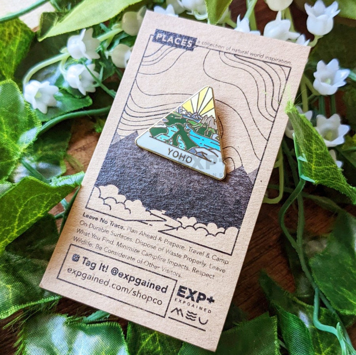 Yoho Canadian National Park Hard Enamel Pin | National Park Lapel Pin ...