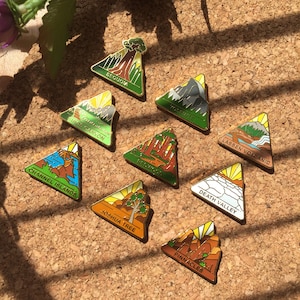 SECONDS SALE National Park Enamel Pins | National Park Lapel Pin ...