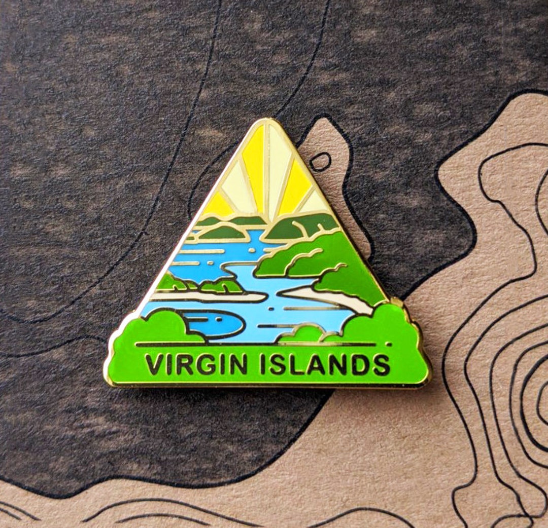 Virgin Islands National Park Hard Enamel Pin | National Park Lapel Pin ...