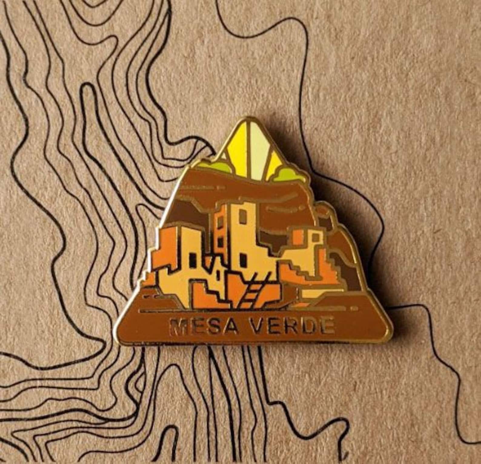 Mesa Verde National Park Hard Enamel Pin National Park Lapel - Etsy