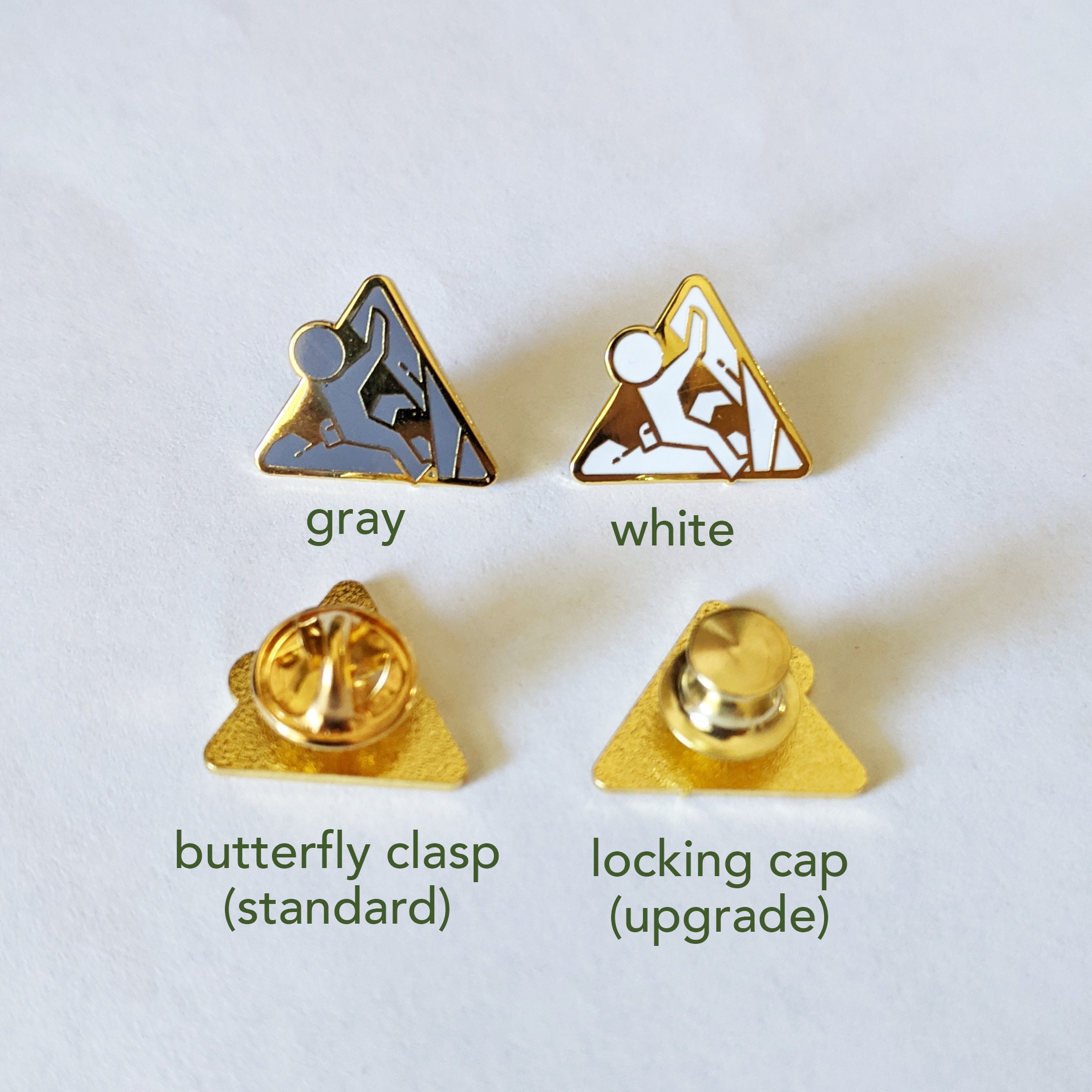 Climbing Person Hard Enamel Map Pin | Climbing Bouldering Mountain Pin ...