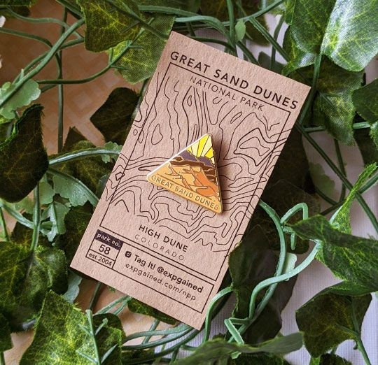 Great Sand Dunes National Park Hard Enamel Pin National Park - Etsy