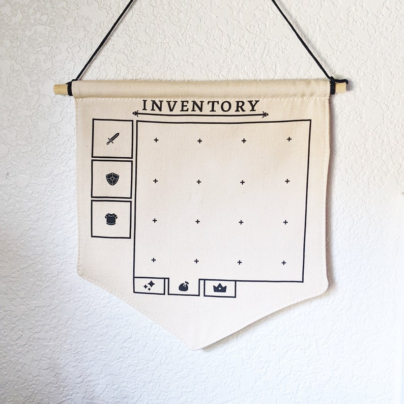 Inventory Enamel Pin Display Canvas Banner - Etsy