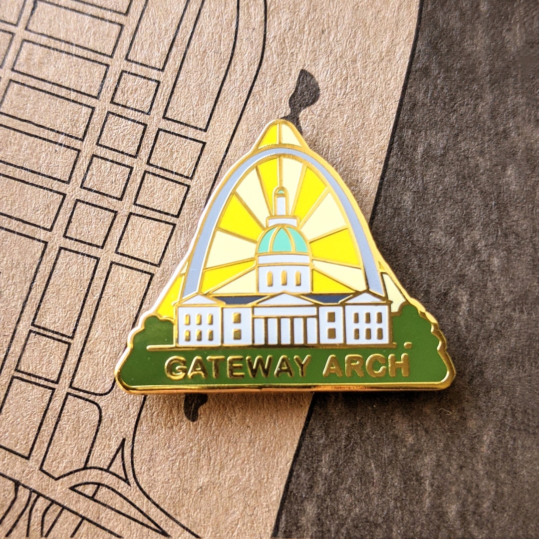 Gateway Arch National Park Hard Enamel Pin | National Park Lapel Pin ...