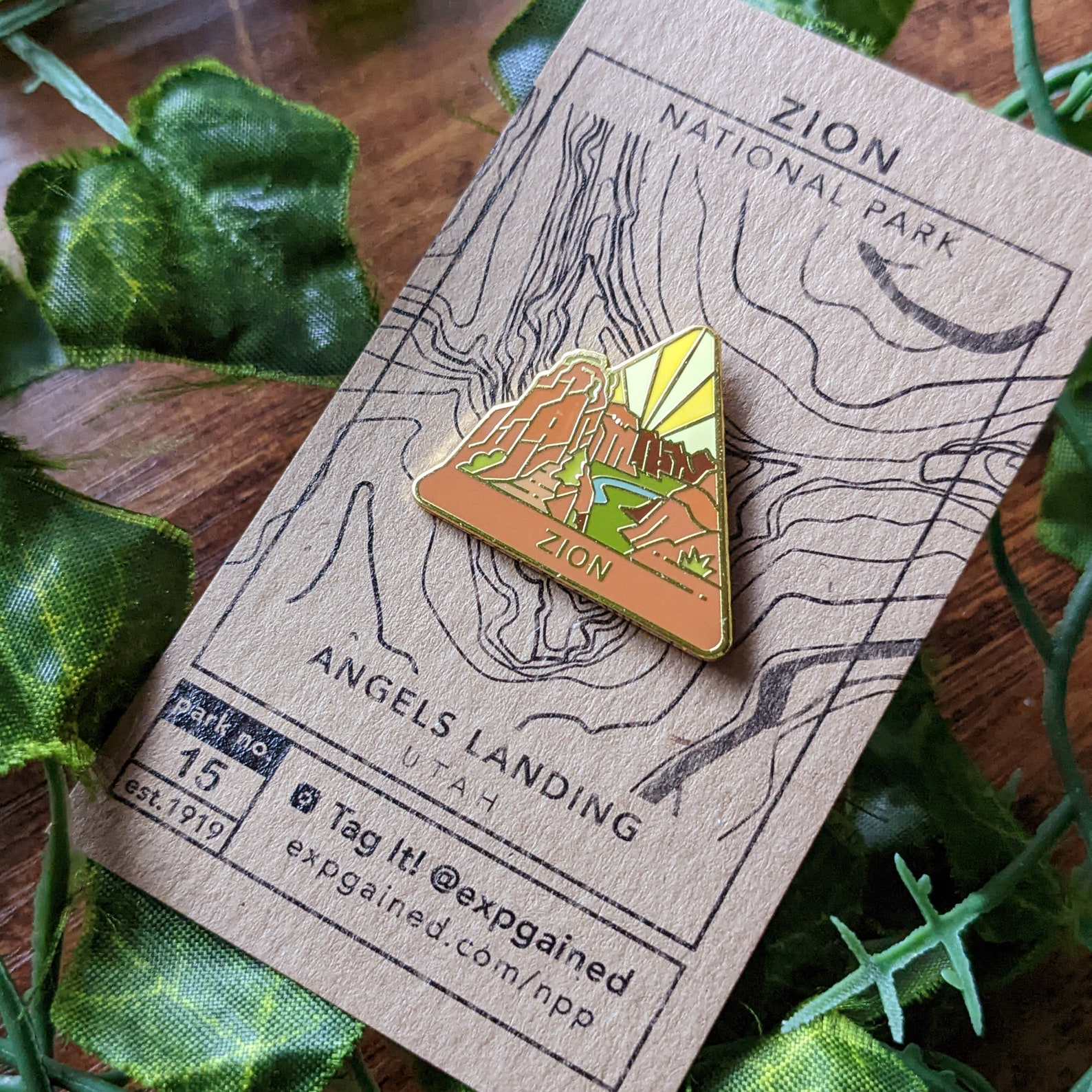 Zion National Park Hard Enamel Pin National Park Lapel Pin - Etsy