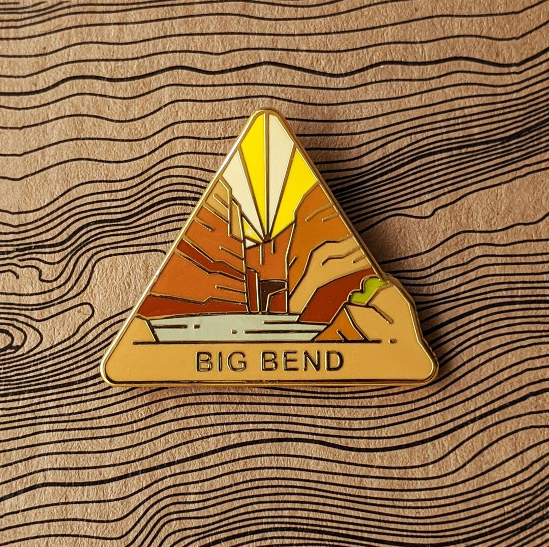 Big Bend National Park Hard Enamel Pin | National Park Lapel Pin ...