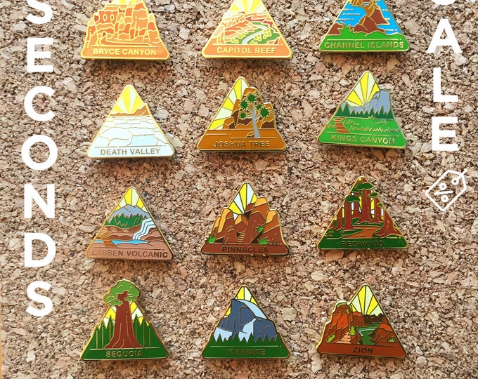 Pinnacles National Park Hard Enamel Pin | National Park Lapel Pin ...